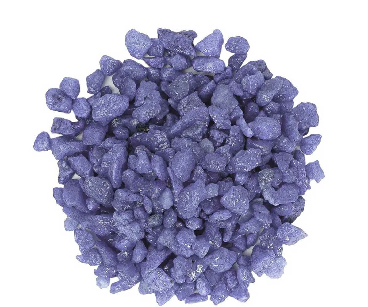 Грунт Zoo One 15-0150 фиолетовый крашеный 5-10мм 1кг природный