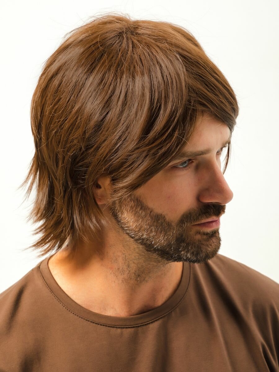 Парик мужской коричневый