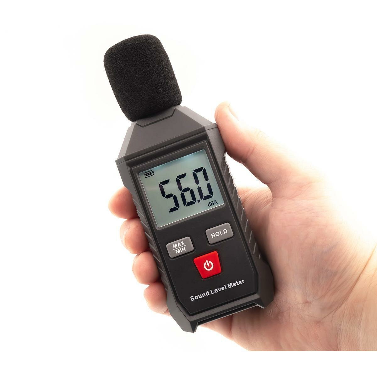 Профессиональный цифровой шумомер для измерения уровня звука, шума WT9055-HT (30-130) (Q26218WT9) - мобильный измеритель уровня шума и звука в кварт