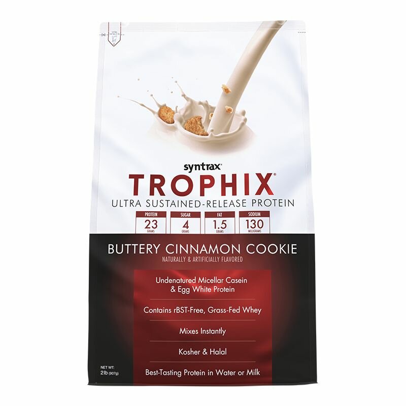 Многокомпонентный протеин Трофикс 2 фунта Сдобное печенье с корицей / Syn Trophix 2 lb Buttery Cinnamon Cookie