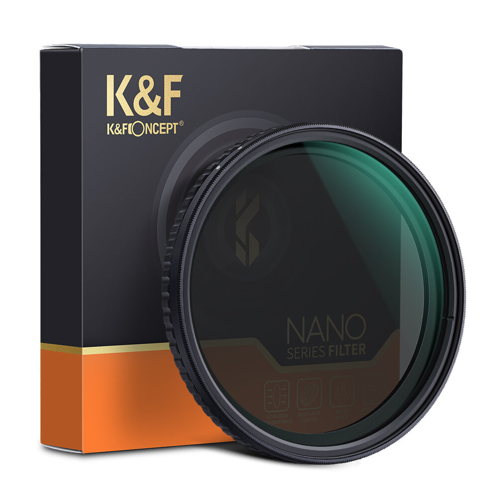 Светофильтр K&F Concept Nano-X ND2-ND32 58 мм