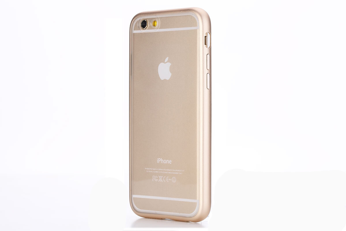 Чехол накладка Rock Kani Ultra Thin Series для Apple iPhone 6/6S (4.7"), золотистый