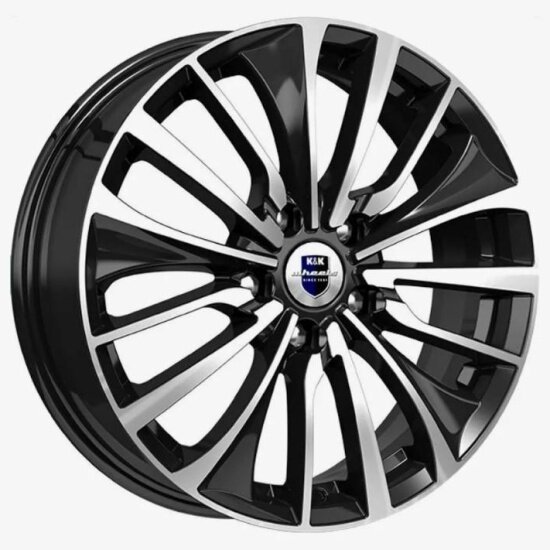 Диск K&k Flanker (КС1097) 6.5x17 5/114.3 ET45 D66.1 алмаз чёрный (Арт.82286)