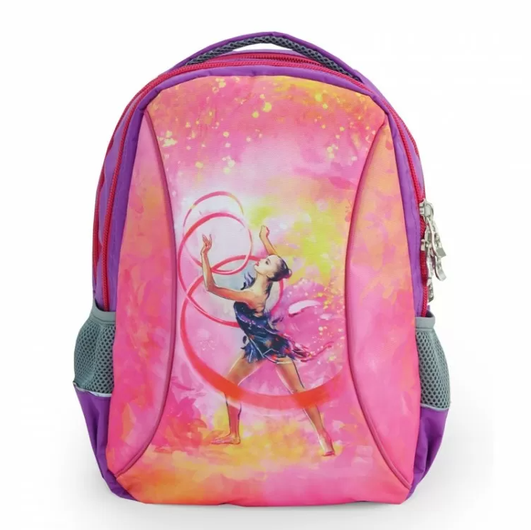 Рюкзак для гимнастики (п/э, сиреневый/розовый) 216 XL -042