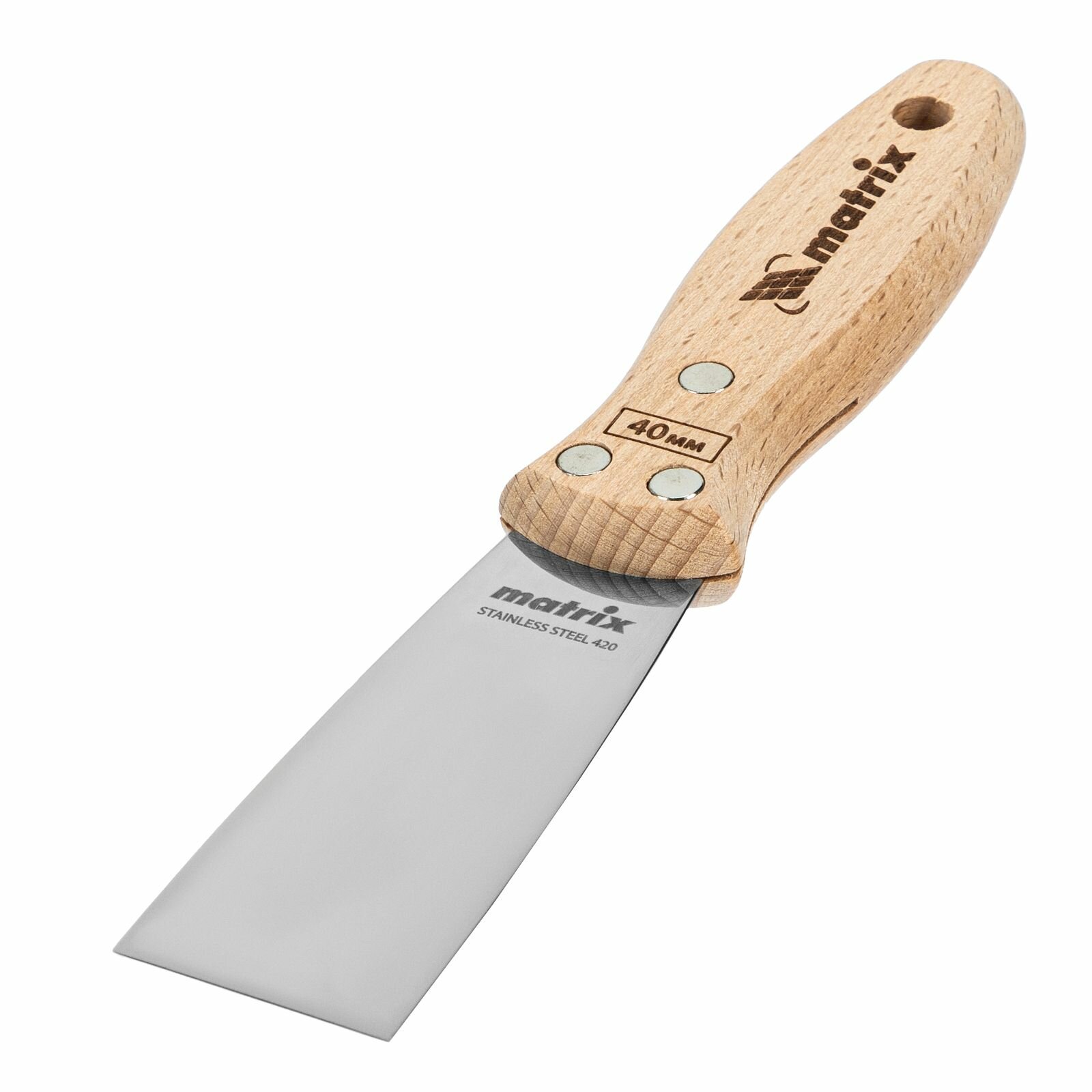 Шпательная лопатка из нержавеющей стали, 40 мм, EFP Matrix 85610