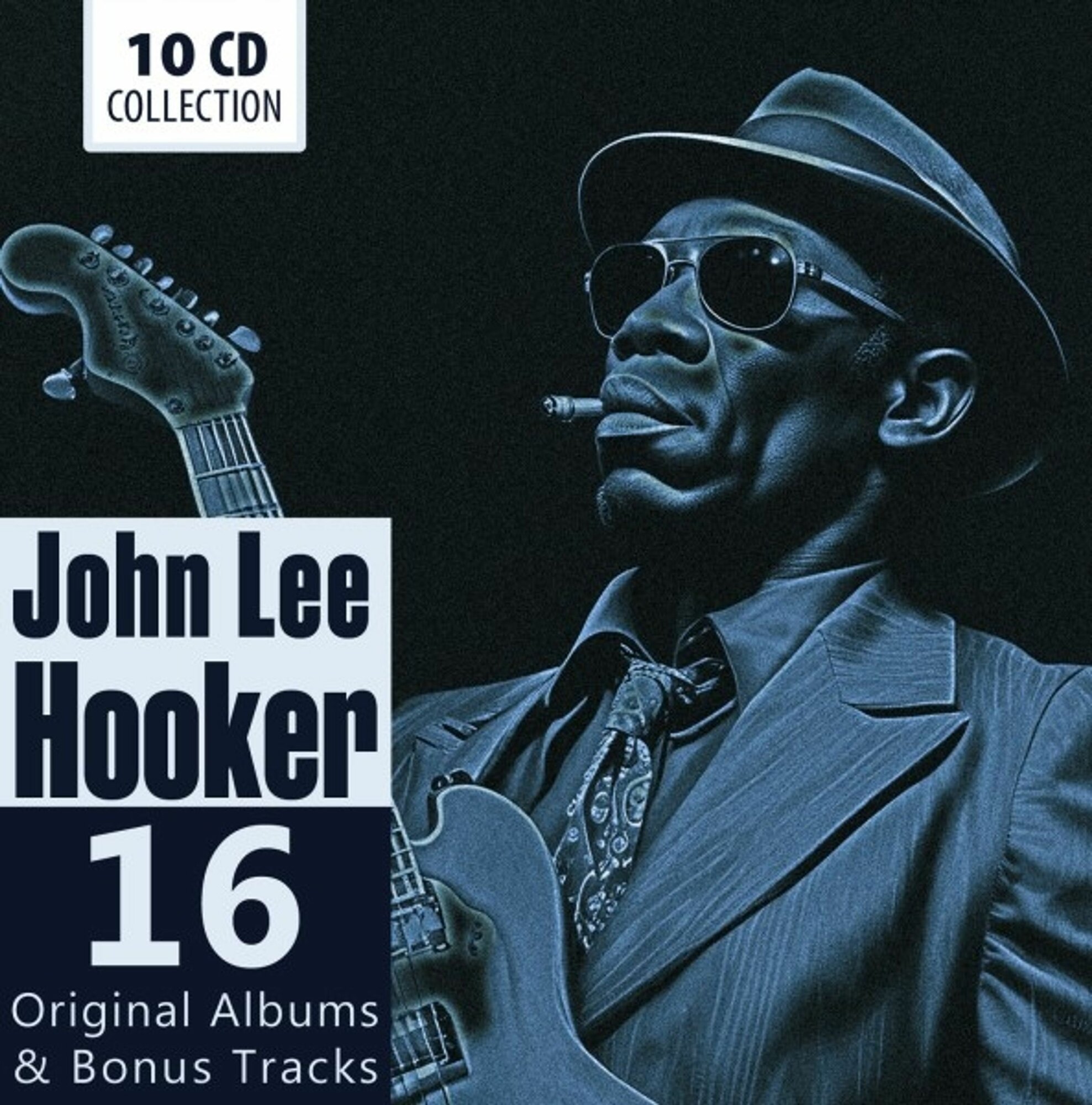 Диск John Lee Hooker - Hooker - 16 Original Albums (10 CD)
