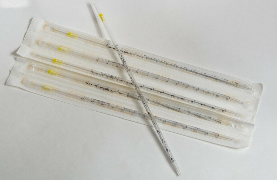 Пипетка серологическая 2 мл, стерильная, индивидуальная упаковка, упаковка 10 шт