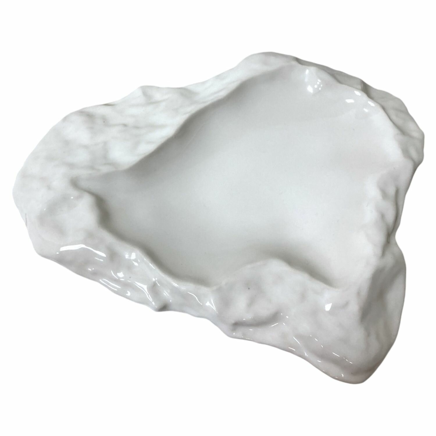 Тарелка ручной работы Камень Змеевик VELES «Звезда Элендиля», фарфор