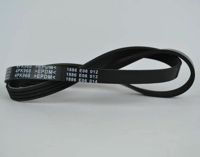 Ремень приводной поликлиновый 4-х ручейковый Kirasa KS4CD960 профиль 4PK L960мм EPDM Cadillac Escalade (00-14) 6.0/6.2