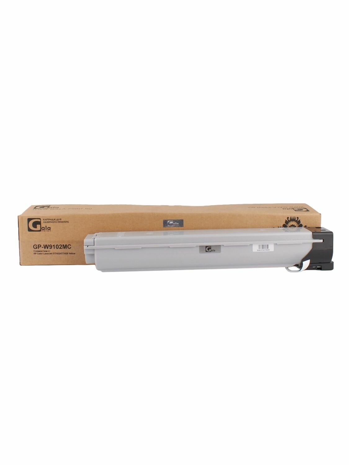 Картридж GalaPrint W9102MC для принтеров HP Color LaserJet E77422/E77428 20000 копий лазерный, совместимый, цвет желтый