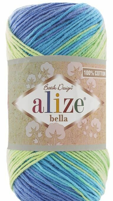 Белла Батик (Bella Батик Alize) упаковка 5 мотков 100 г. 360 м. 100% хлопок цвет 4146