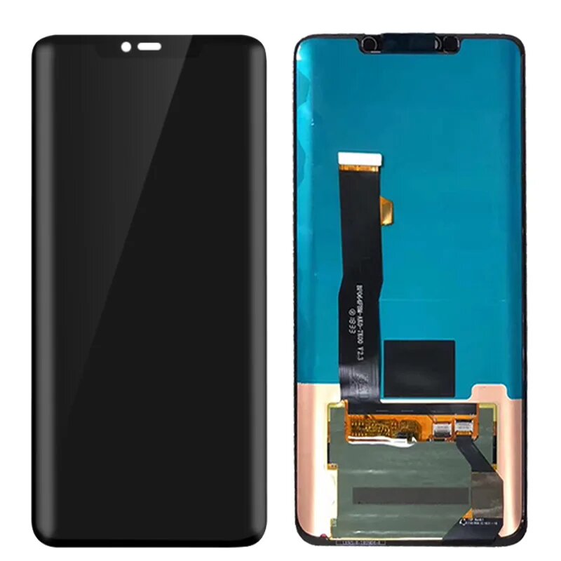 100% Оригинальный 6,39 'для Huawei Mate 20 Pro, ЖК-дисплей с рамкой, сканер отпечатка пальца, сенсорный экран, дигитайзер, Запасная часть LCD No finger