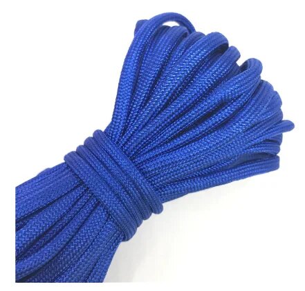 Паракорд Mil Spec Type 6 мм, 10 метров, нейлон Синий, Navy blue