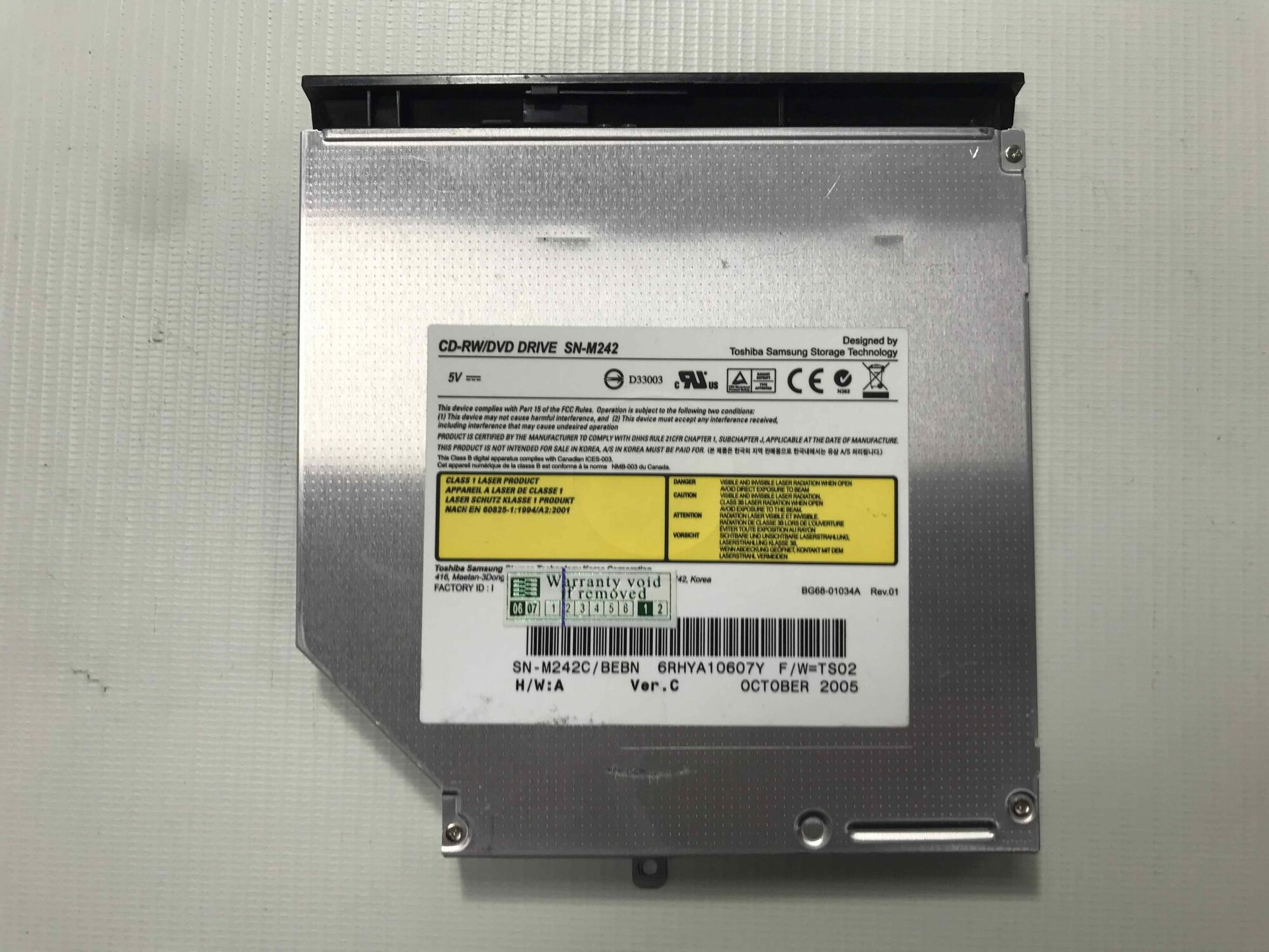 Привод DVD+RW для RoverBook Discovery B214