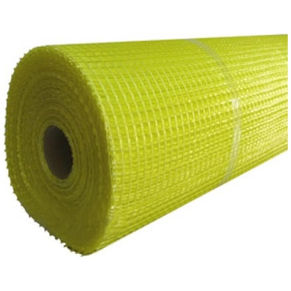 4walls Сетка универсальная фасадная, стекловолокно, 1x50 м, ячейка 5x5, желтая, 124933