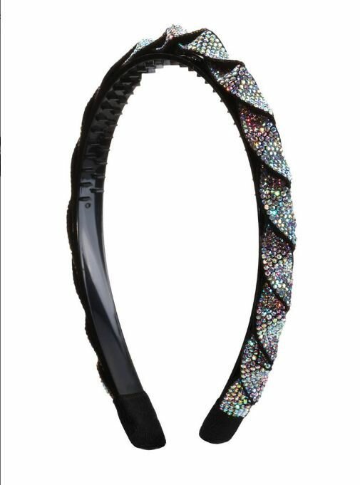 Ободок для волос женский с камнями