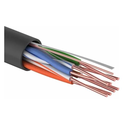 Кабель информационный PROCONNECT кат.5E, 305м, черный [01-0045-3]