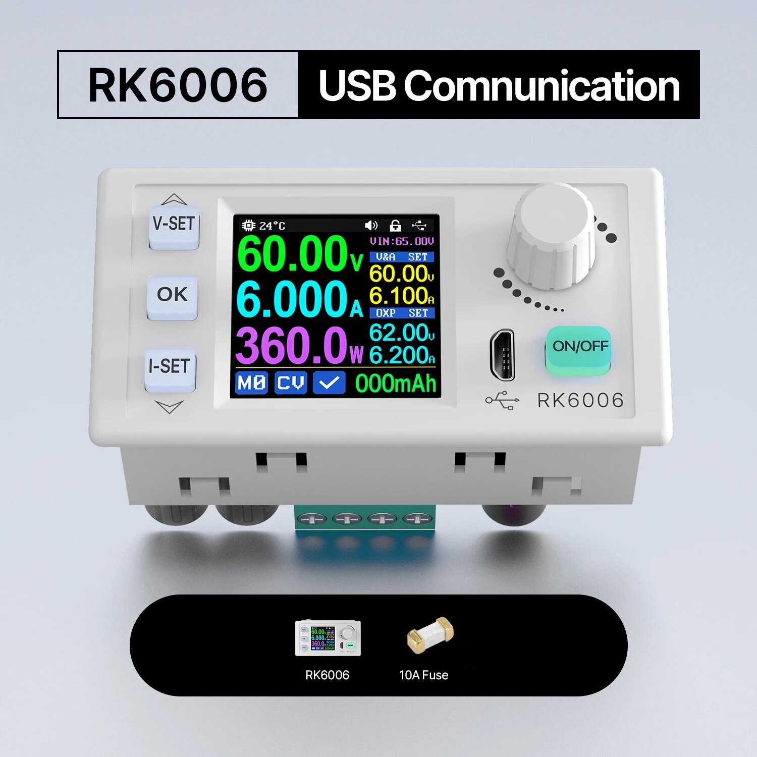 Трансформатор напряжения RD RU RIDEN RK6006/RK6006-BT 60В 6А RK6006
