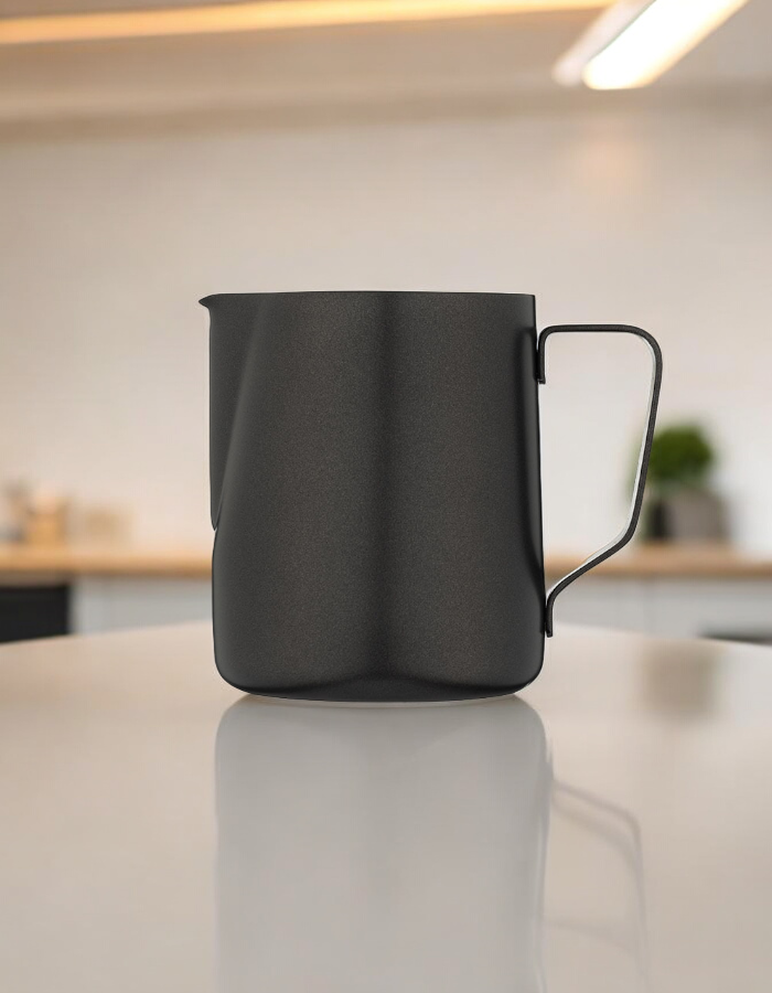 Питчер (молочник) Doppio 600мл, нерж. сталь, черный