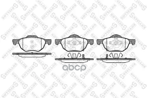1068 02=D5125M-01=FDB1704 [45022SEAE01] ! колодки дисковые п Honda Accord all 03> Stellox арт. 1079002SX
