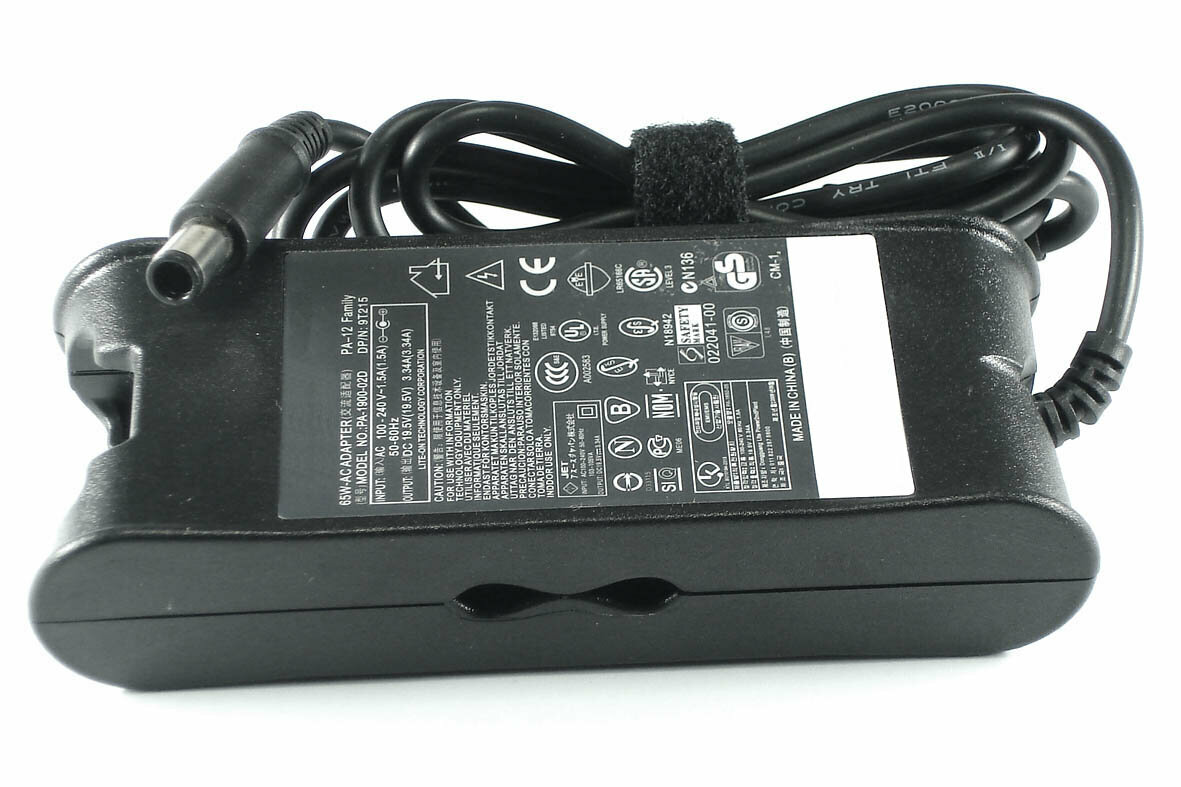 Зарядка для ноутбука Dell 19.5V 3.34A 65W 7.4х5.0mm (PA-1900-02D), HC/OEM