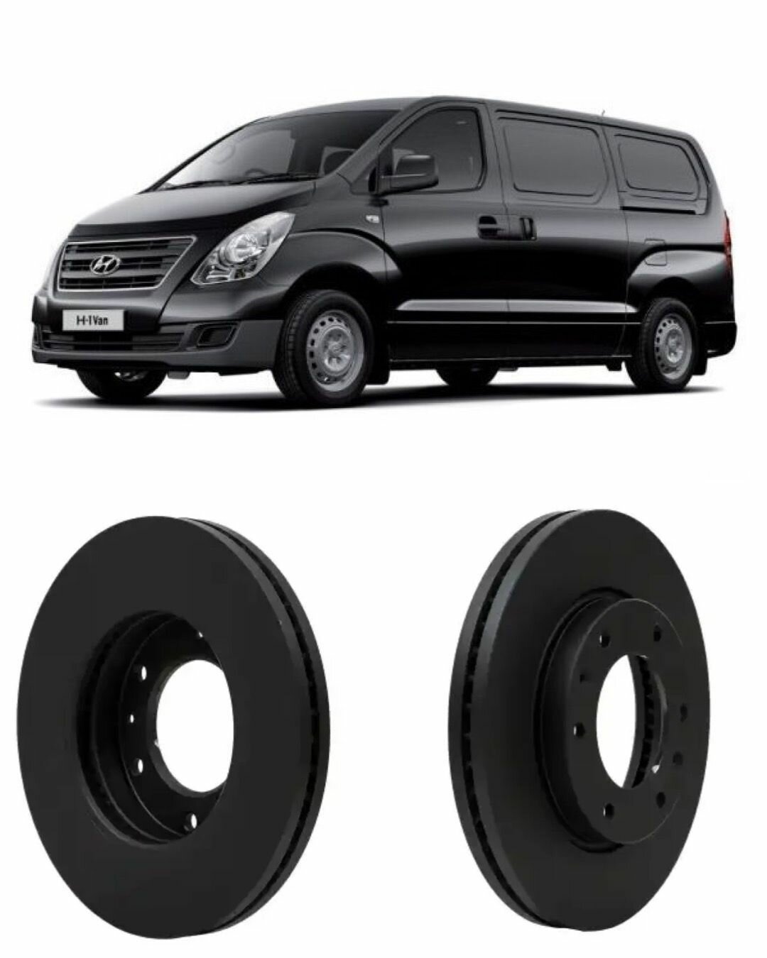 Диск тормозной передний для Hyundai H-1 2.5 CRDi от 2008 / 51712-4H500