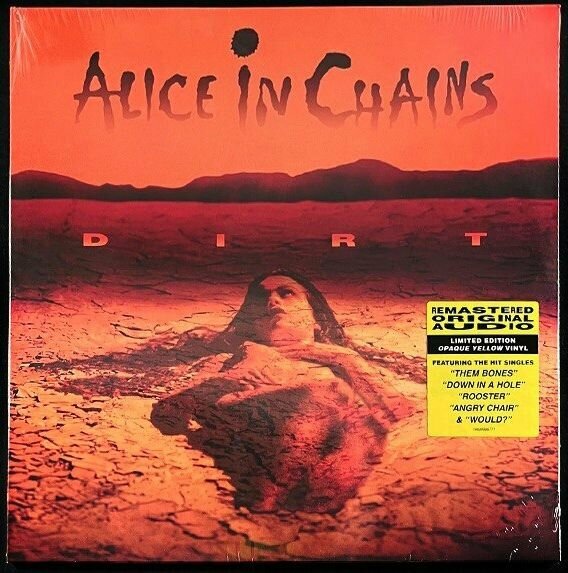 Виниловая пластинка Alice In Chains - Dirt (2LP, 2022, Sony Music) yellow vinyl