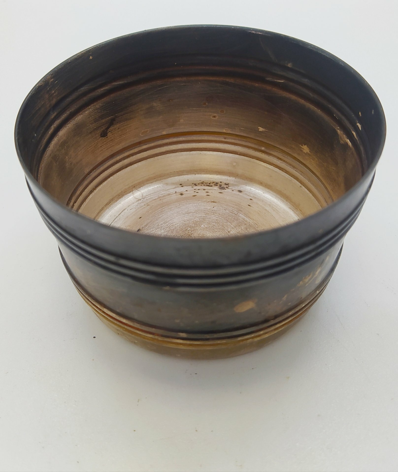 Икорница в форме кадки, мНЦ (медь-никель-цинк)