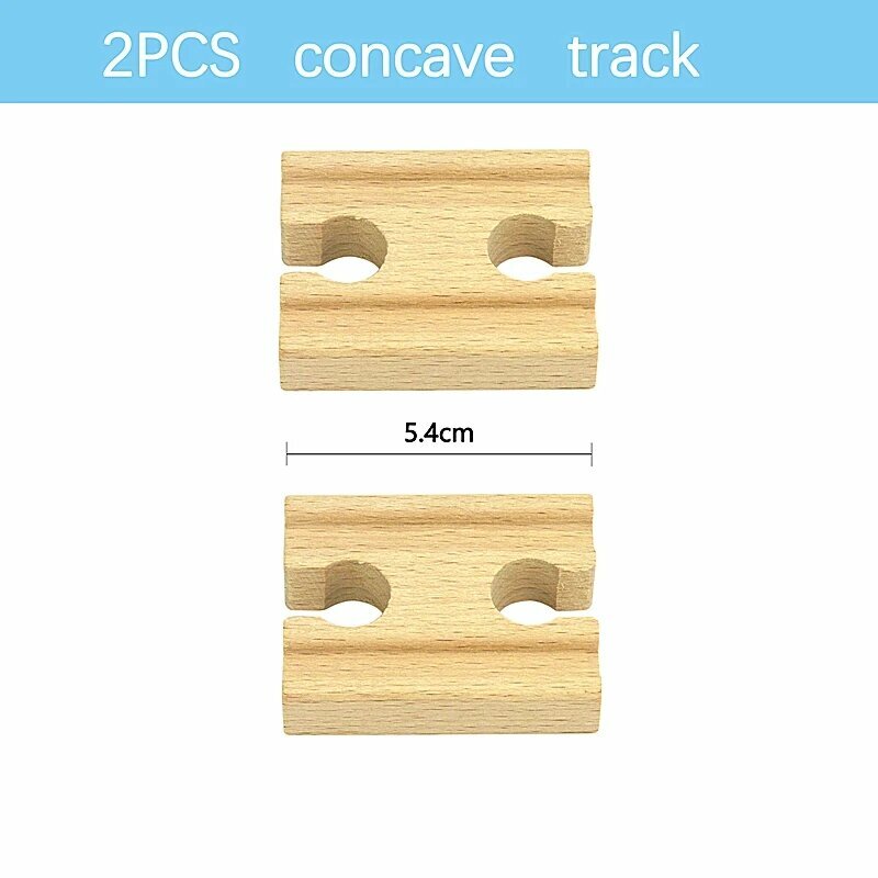 Деревянные аксессуары для железной дороги VEK Concave-2pcs