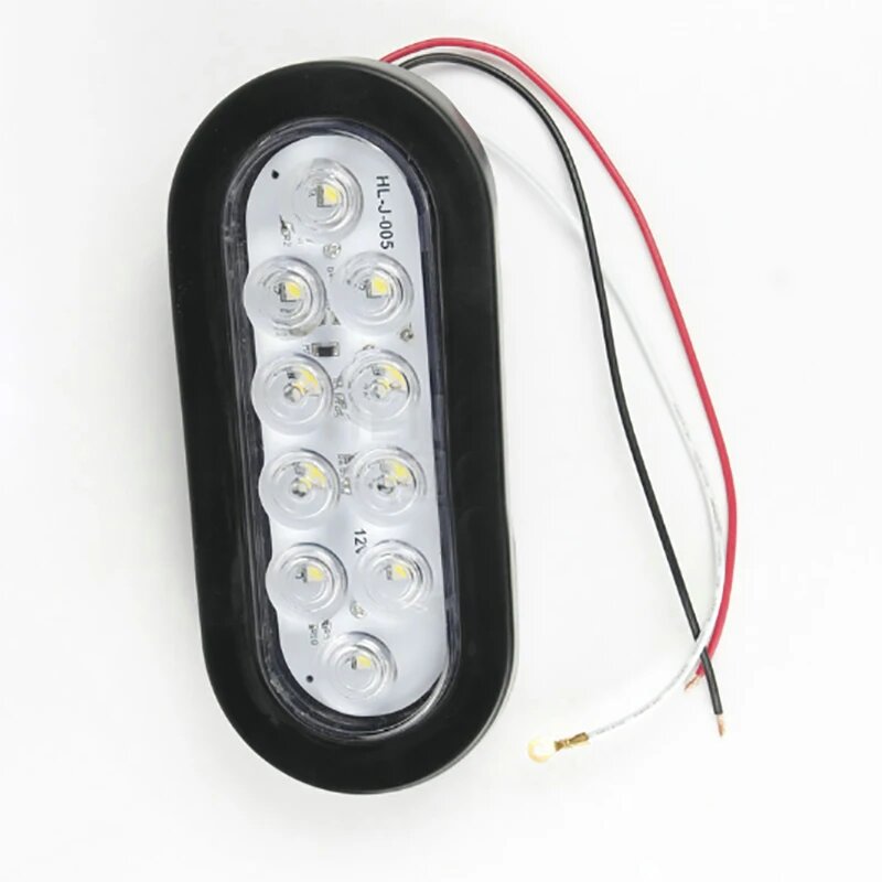 2 шт, задний фонарь для грузовика, 6 дюймов белый