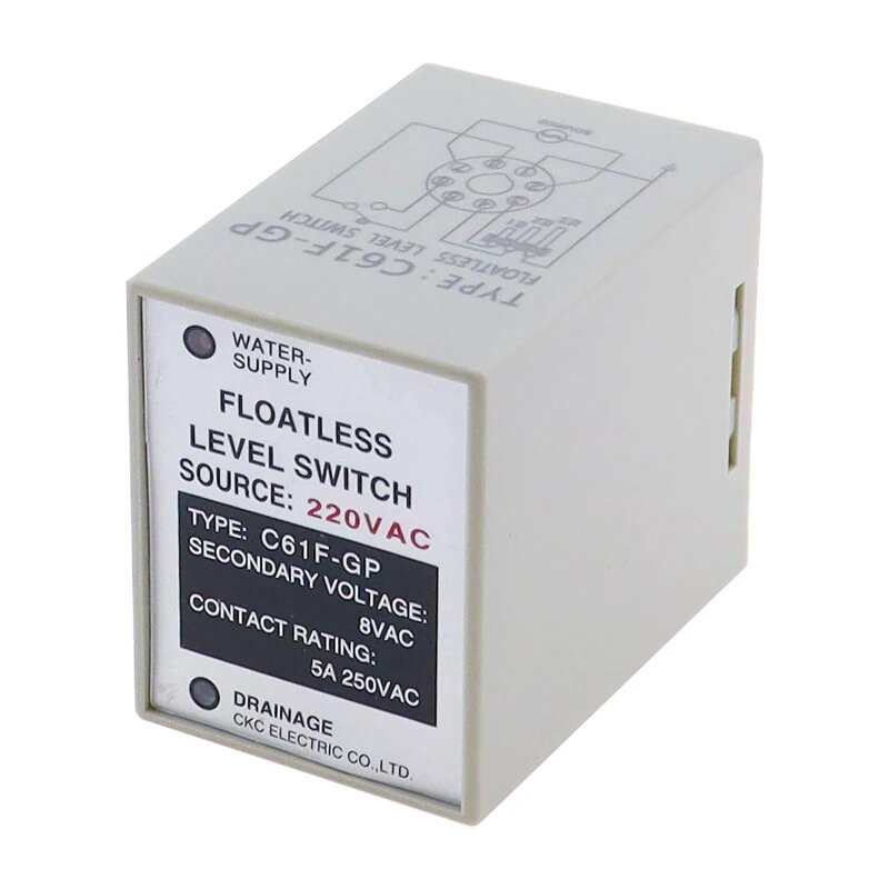 Реле уровня воды C61F-GP AC 220V, No base