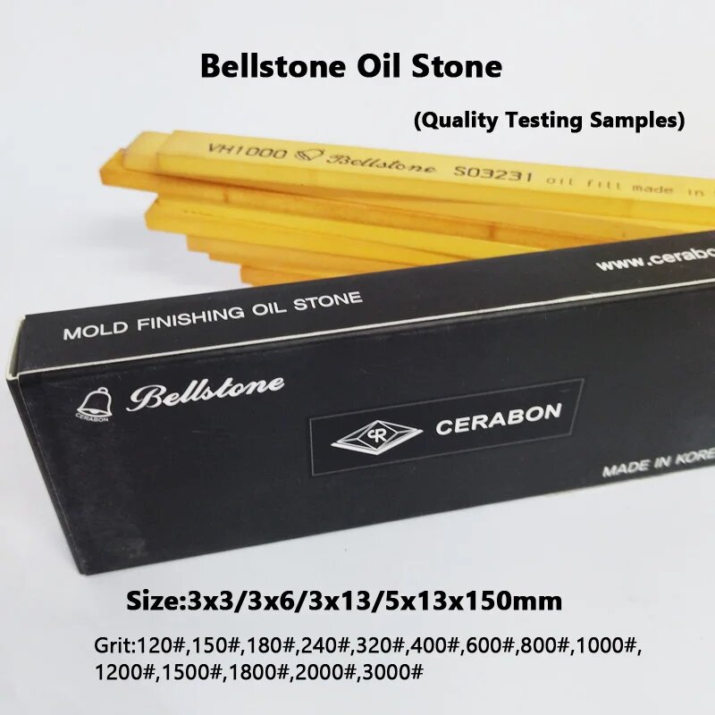 Точильный камень Bellstone P150 3x6x150 мм для полировки стали