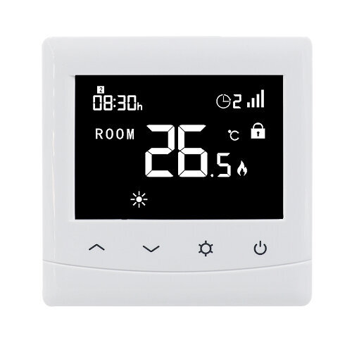 Термостат Kromwell проводной, белый, 230В KW. WFHT-08/W