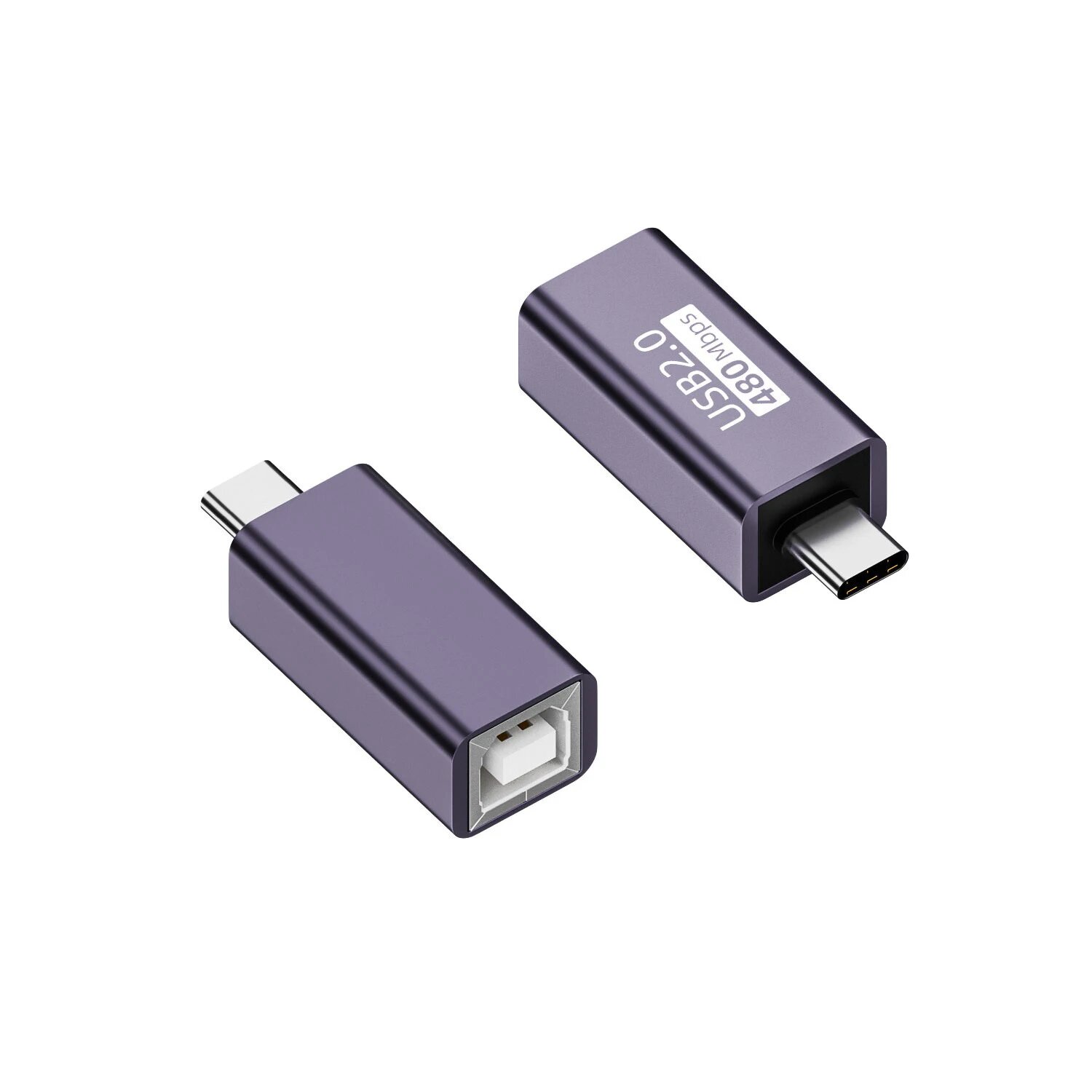 Мини-сканер Micro USB 5Pin Type-c USB 2,0 штекер на USB 2,0 B Тип мама для принтера адаптер соединитель M/F для электронного пианино