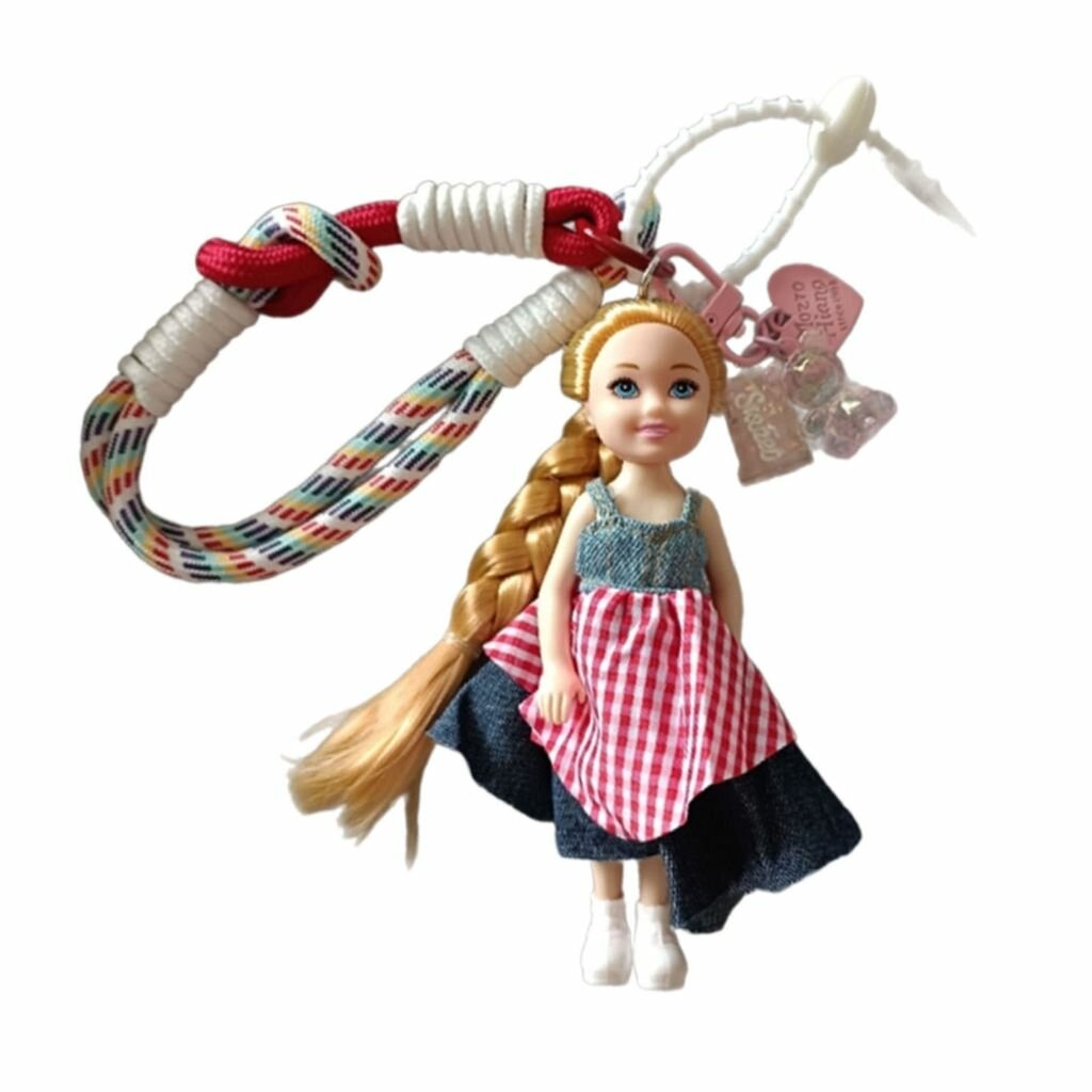 Кукла-брелок для мобильного телефона, автомобильная сумка-подвеска-06