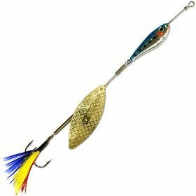 Kosadaka Блесна вращающаяся (вертушка) KOSADAKA QUANT V2 №2 9г. цв. BT-gold