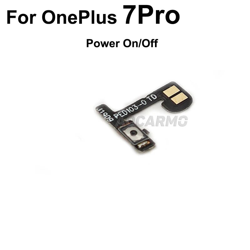 Aocarmo для OnePlus 7 Pro 7Pro кнопка включения/выключения и увеличения громкости 7Pro Power On Off