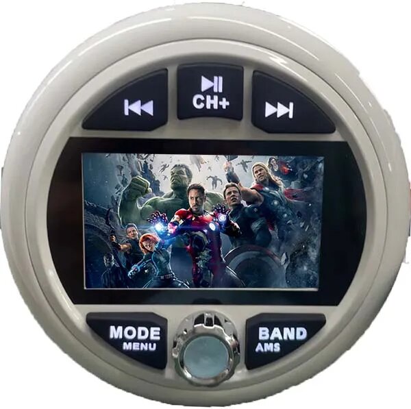 Морская стереосистема для Bluetooth, автомобильный аудиоплеер, водонепроницаемая аудиосистема для мотоцикла с автоматическим FM AM-радио для SPA UTV MP5