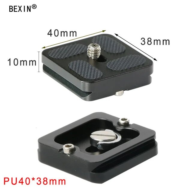 BEXIN Пластина для штатива PU40, черная