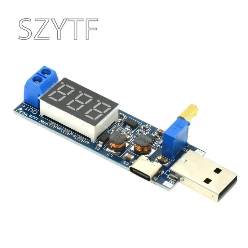 Регулятор напряжения SZYTF Booster 5В-1.2-24В, TYPE-C