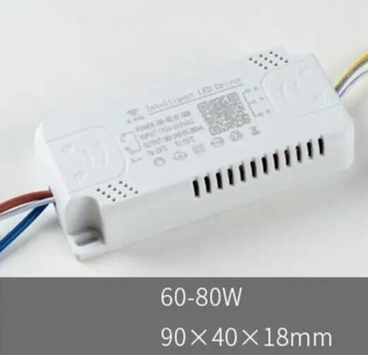 TEAEGG трансформатор освещения пластиковый 12-24Вт AC170-245V (60-80)X2 160W