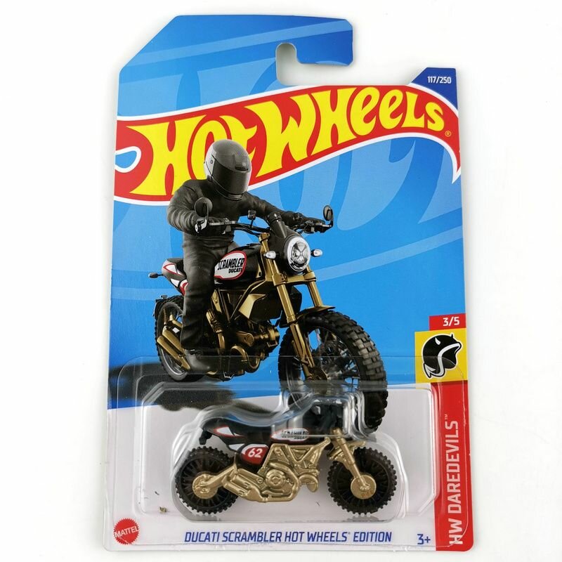 Машинка Mattel Hot Wheels 2022 C4982 Ducati Scrambler Hot Wheels Edition