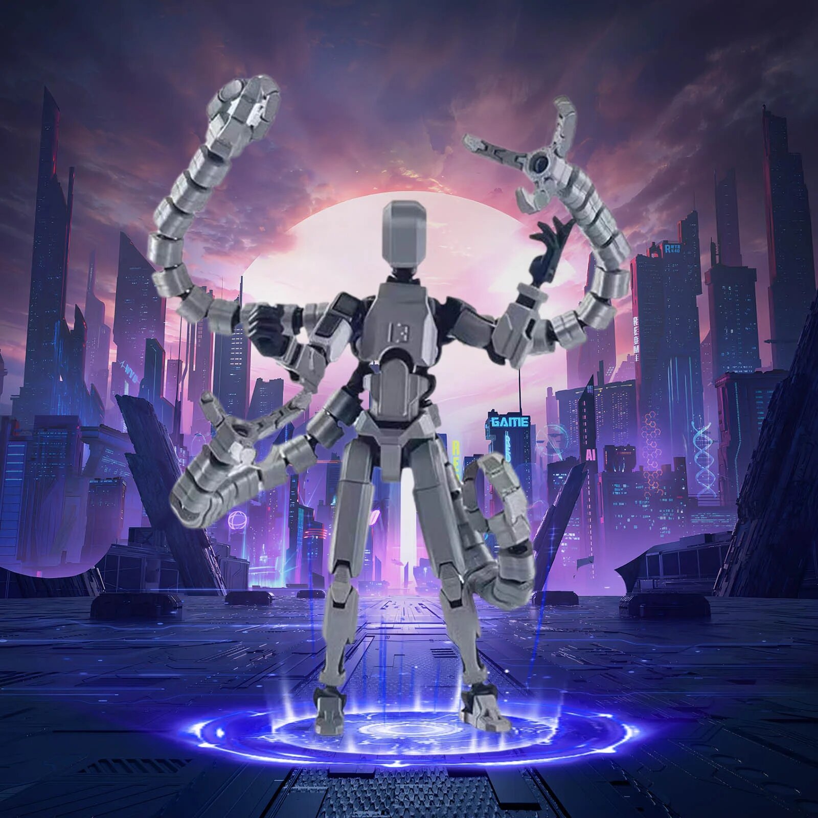 Фигурка T13, фигурка Titan 13, напечатанная на 3D-принтере, готовая к сборке фигурка Dummy 13 - фигурки премиум-класса д