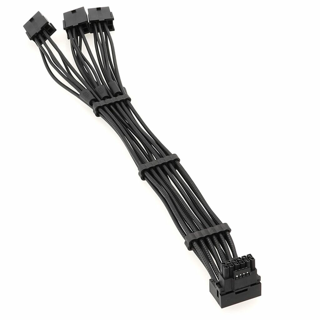 Для видеокарты серии RTX40 3x 8-контактных гнезда на 12VHPWR PCIE 5.0 16-контактный ATX3.0, 600 Вт, шнур питания 30 см