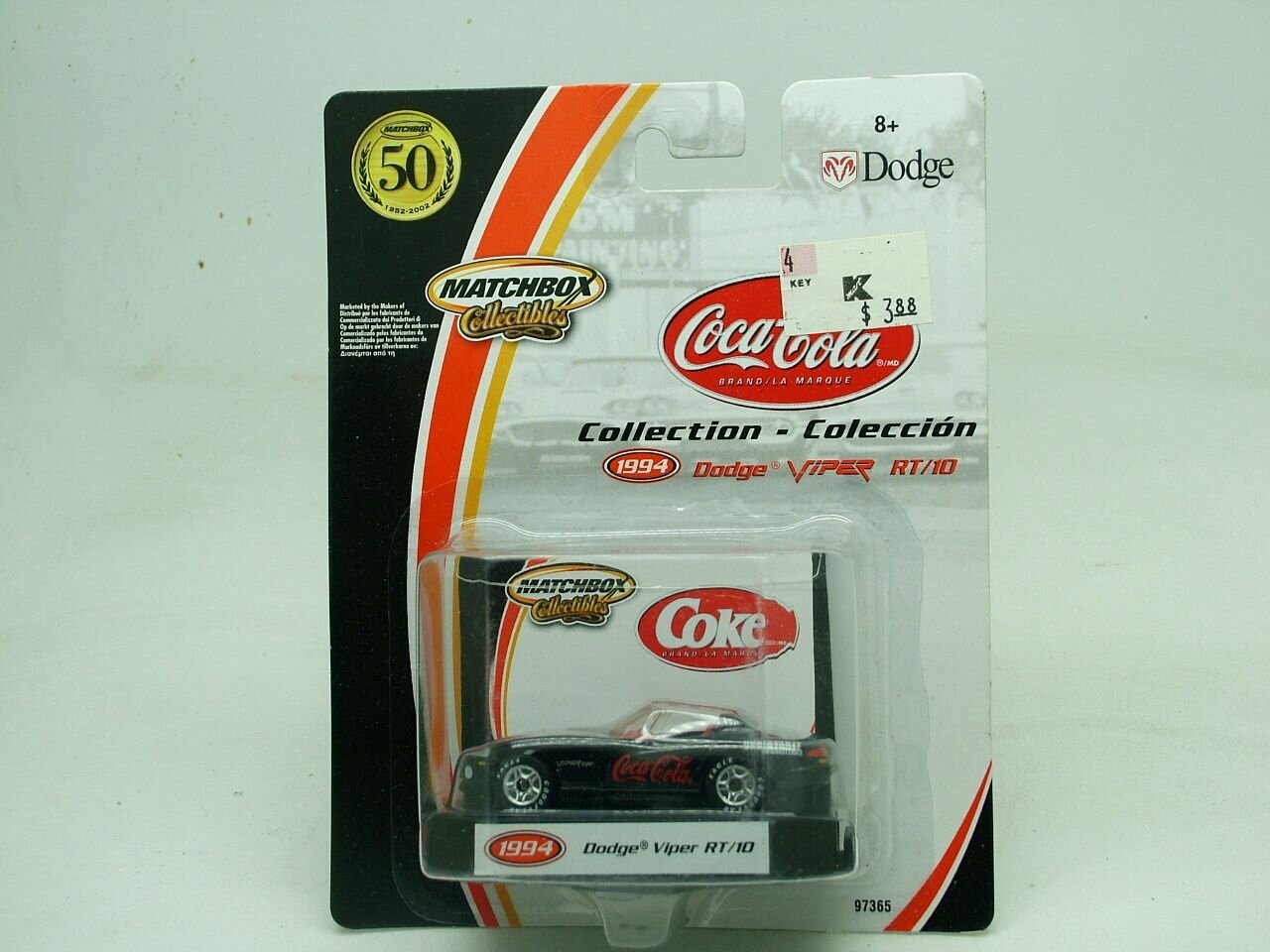 Машинка matchbox 1/64 Alloy model toy Dodge Viper