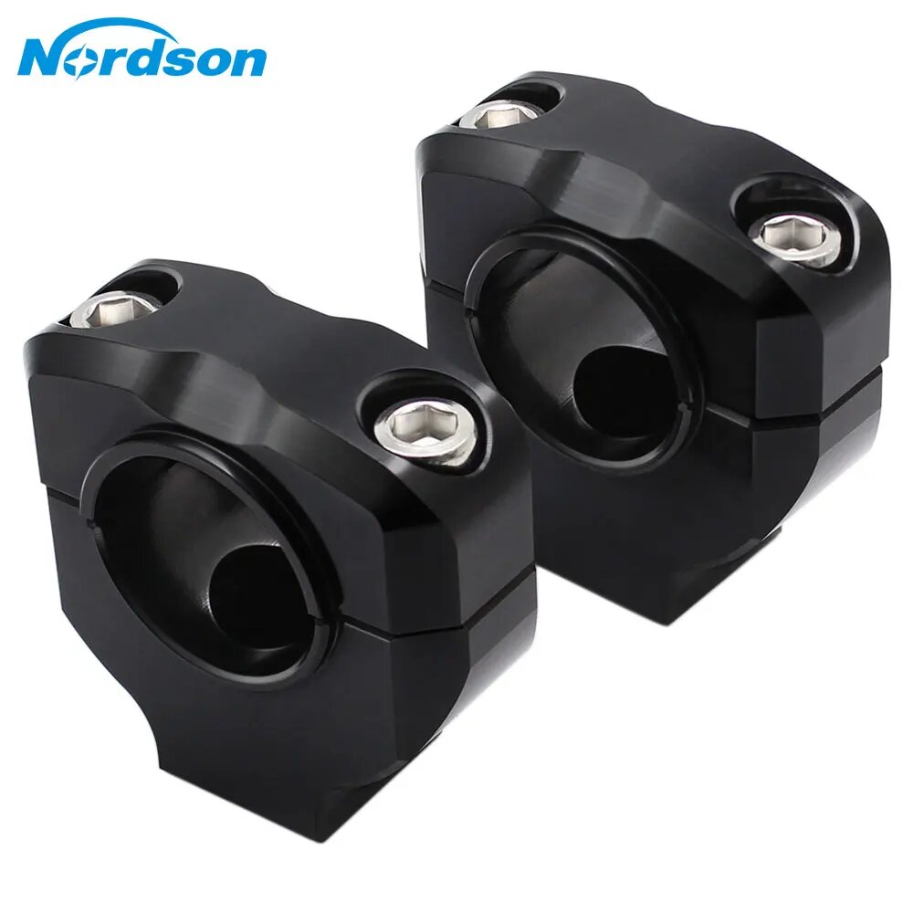 1 пара креплений на руль мотоцикла, планжер для Руля Мотоцикла 28 мм, зажим для Руля Мотоцикла, Универсальный алюминиевый сплав