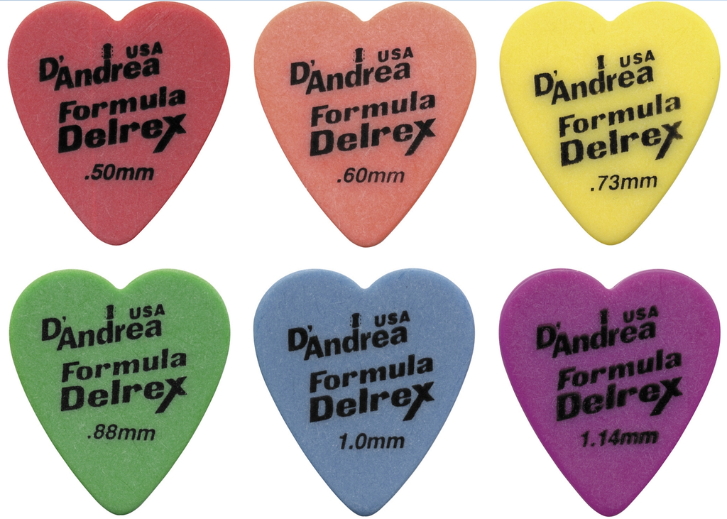 RD323-073MD Formula Delrex Медиаторы 72шт, форма сердце, матовая нескользящая поверхность. D`Andrea