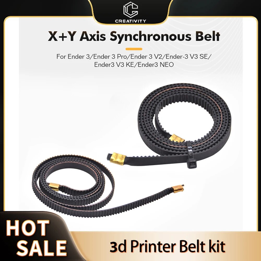 Резиновый ремень для оси X+Y Ender3 V3 KE/SE Kit, Ender3 PRO