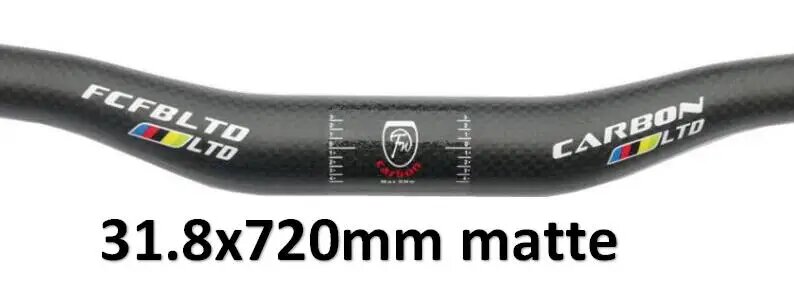 Карбоновый руль FCFB MTB 31,8 мм matte