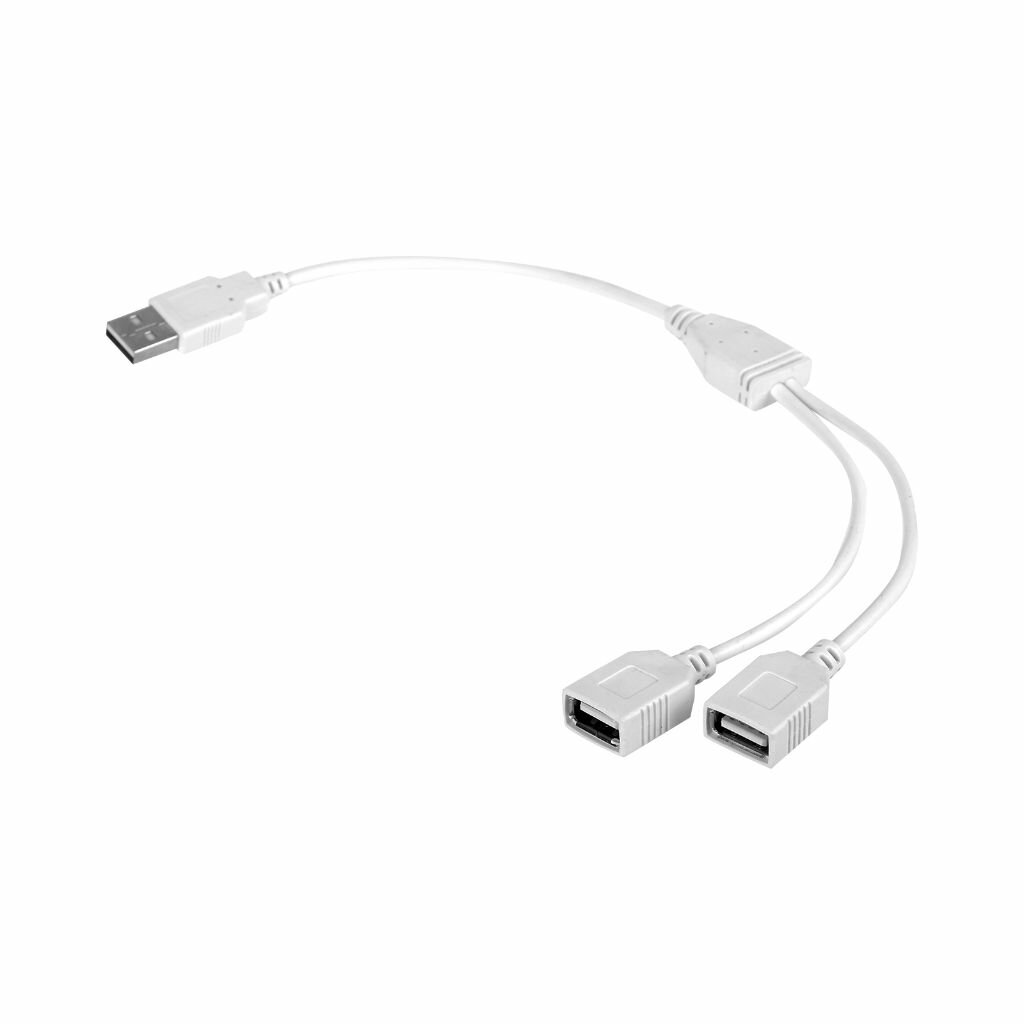USB Y-разветвитель для авто, ноутбуков, ТВ, ПК